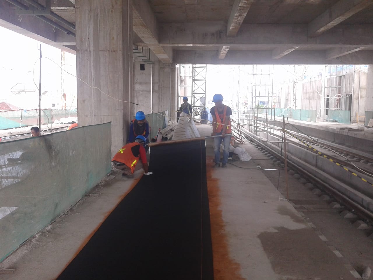 Test Touch Voltage Membrane LRT Kelapa Gading — PT Arcon Radian Abadi